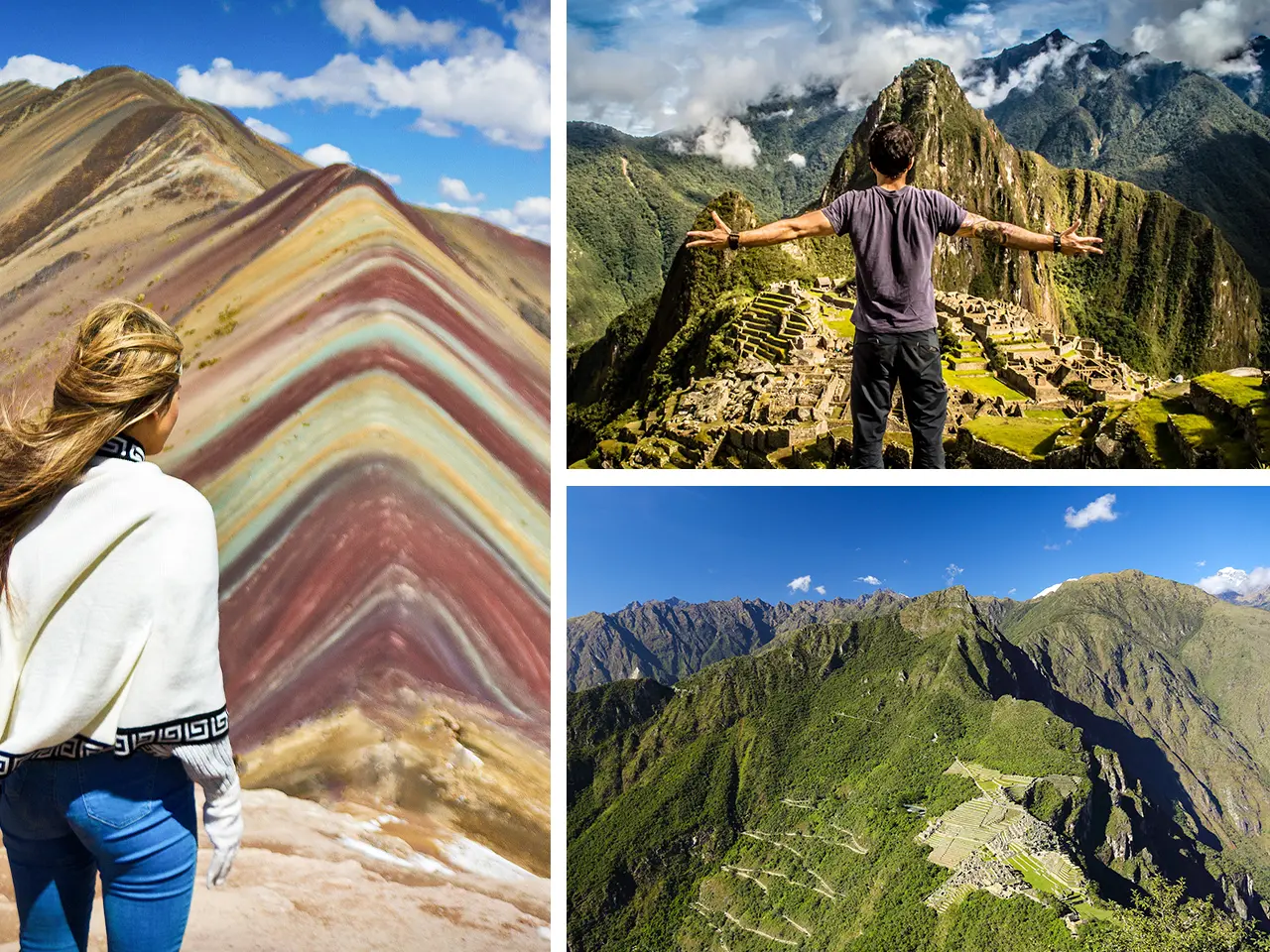 Machu Picchu, Huayna Picchu y Montaña de 7 Colores